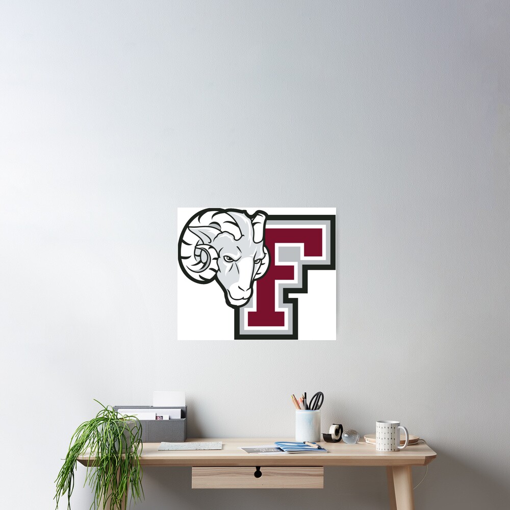 "Ram Fordham University Logo" Poster for Sale by Macbrittdesigns ...