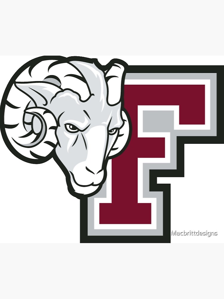 "Ram Fordham University Logo" Poster for Sale by Macbrittdesigns ...