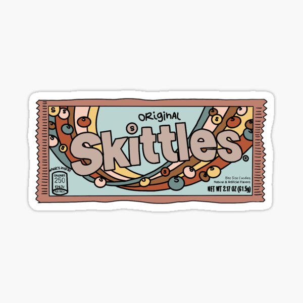 "Vintage Skittles" Sticker by Etlstickers | Redbubble
