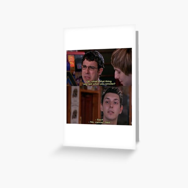 "Neil and WIll meme from the inbetweeners" Greeting Card for Sale by ...