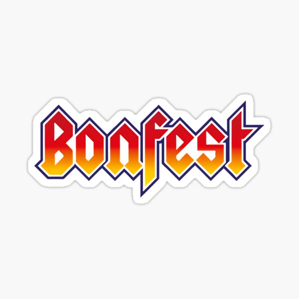 " bonfest" Sticker by vanaxcel | Redbubble