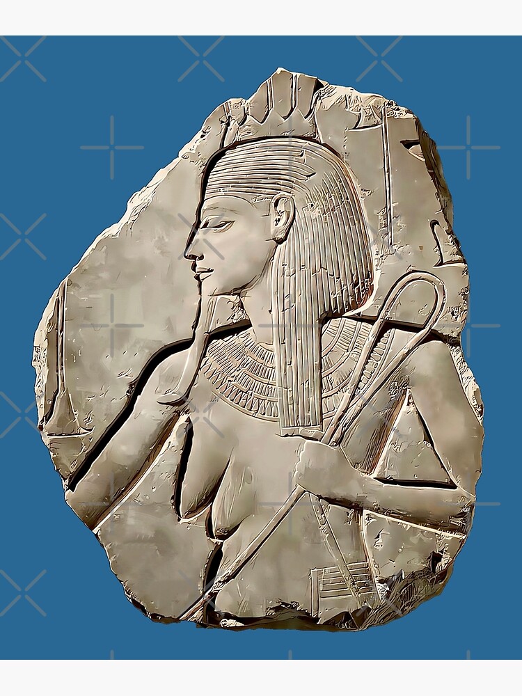 Póster «Hapi, dios del Nilo (2) (en azul)» de DotorEaon | Redbubble