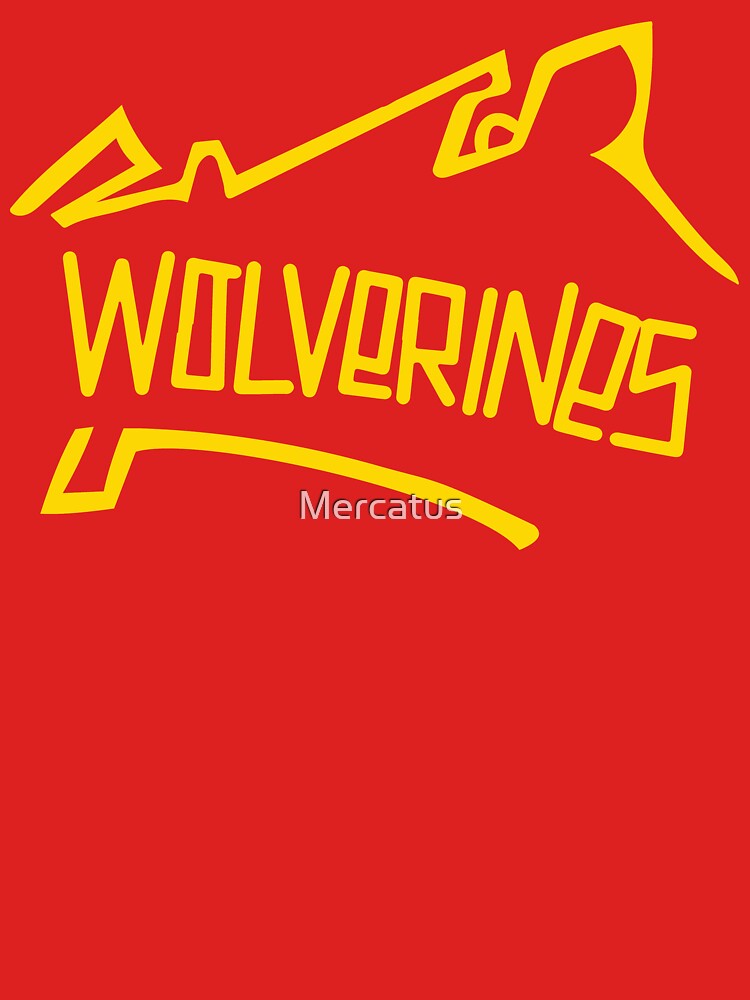 "Wolverines Symbol (Yellow)" Essential T-Shirt for Sale by Mercatus ...