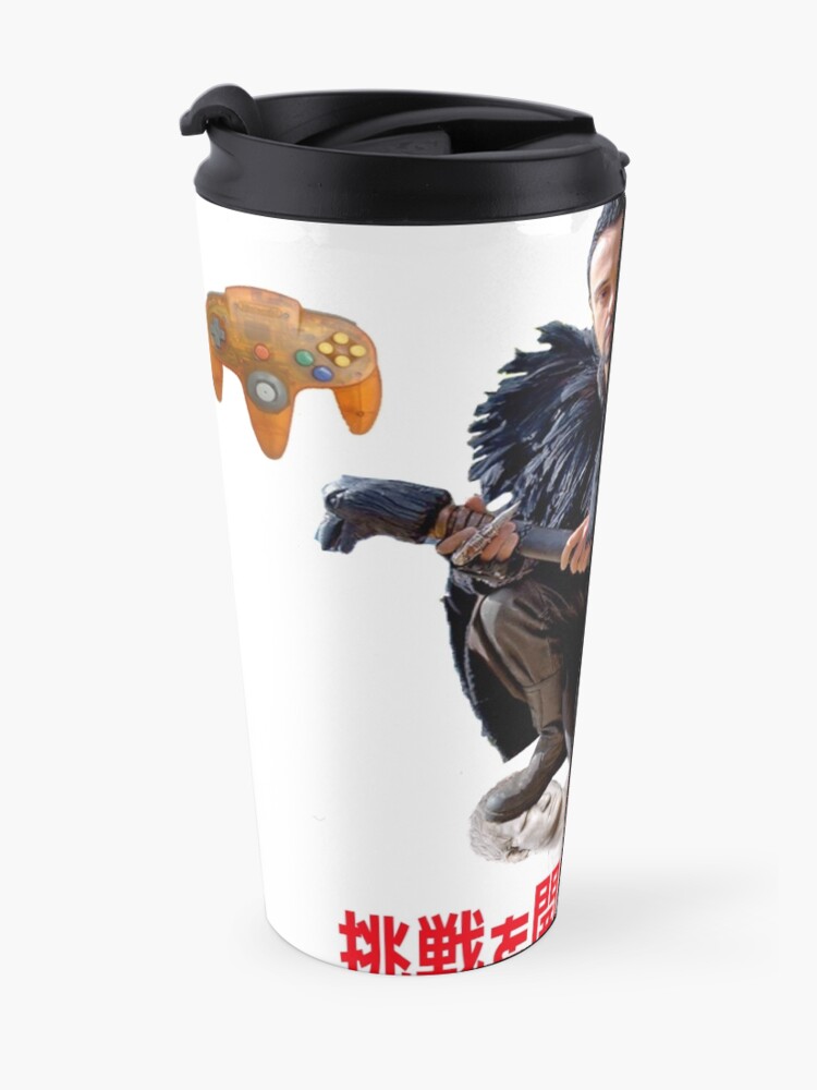 "Aesthetic - CBBC Raven Vaporwave N64 Roman Bust" Travel Mug by Titoli ...