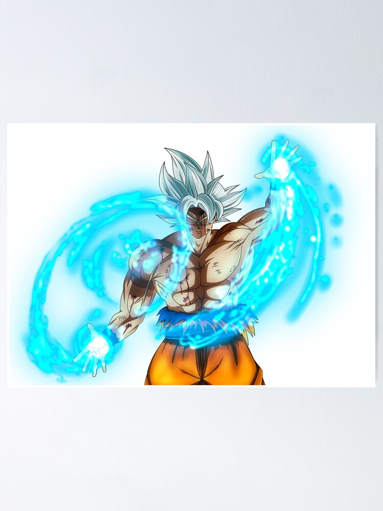 "MUI Goku " Poster by PuffinDraws | Redbubble