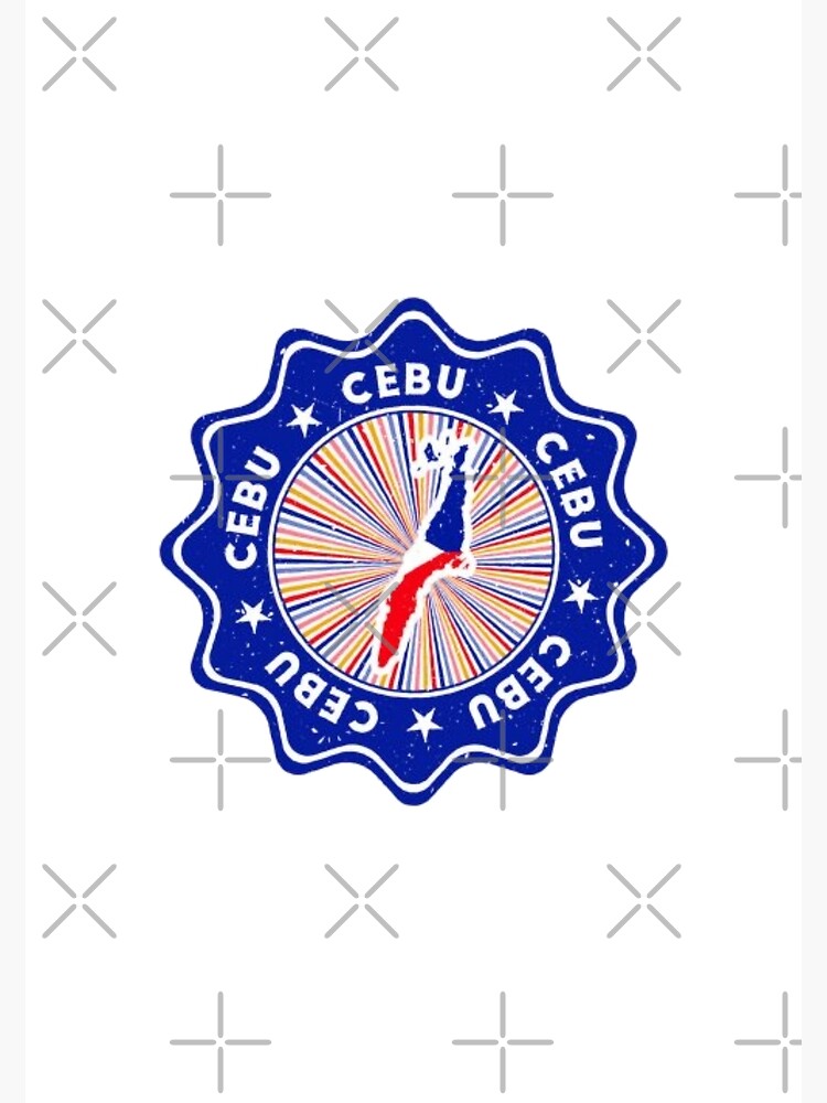 "Cebu Map" Poster by Diogo88 | Redbubble