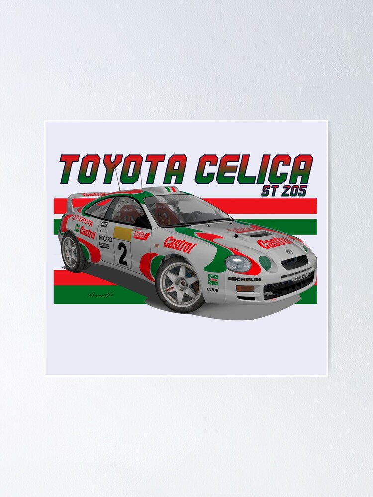 "Toyota Celica ST205" Poster by pjesusartrb | Redbubble