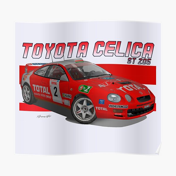 "Toyota Celica ST205" Poster by pjesusartrb | Redbubble