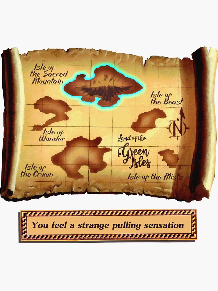 "You feel a strange pulling sensation" Sticker for Sale by Nightfable ...