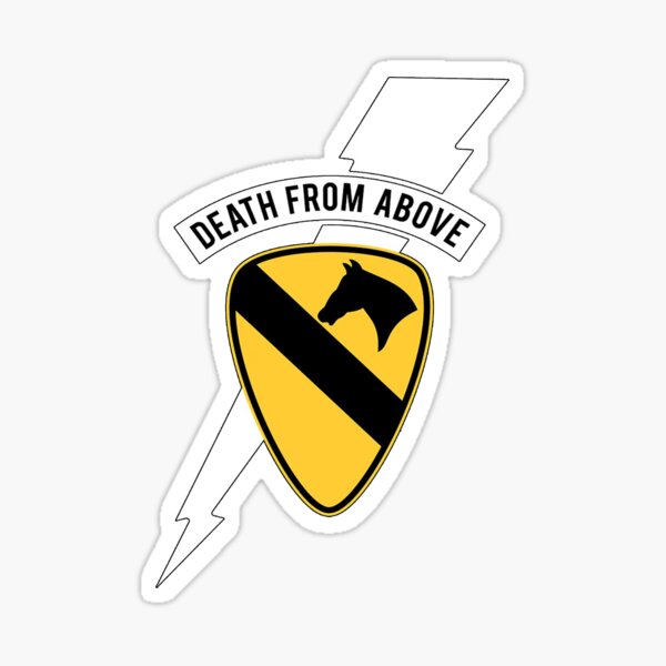 "Death From Above Air Calvary Vietnam War " Sticker for Sale by ...