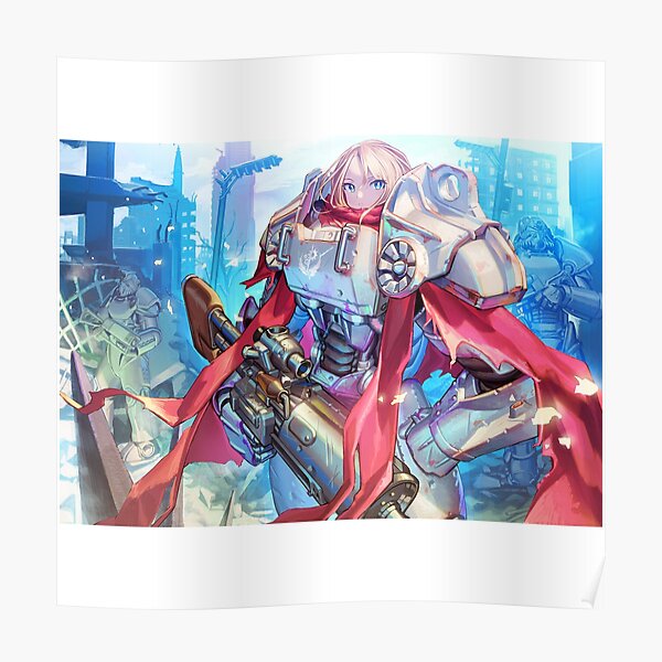 "Anime Fallout Shelter Online print" Poster for Sale by megapanda687 ...