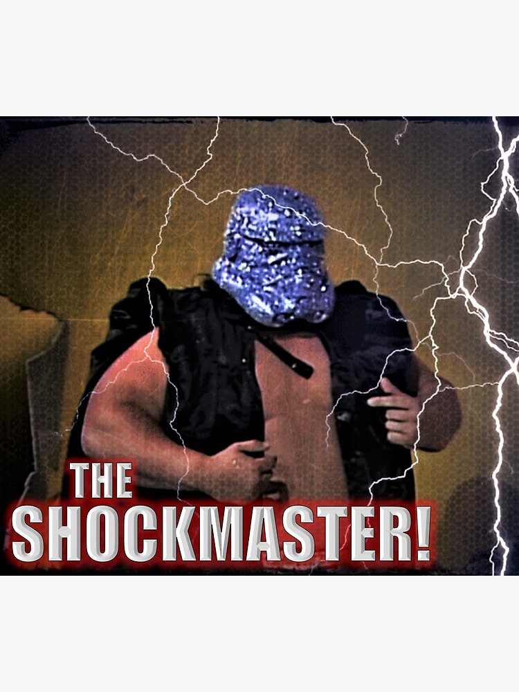"The SHOCKMASTER!" Poster for Sale by SeanFlannagan1 | Redbubble