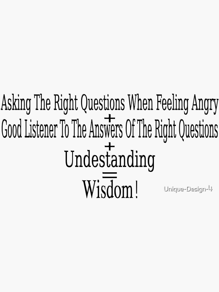 "Cute Design About "Wisdom Formula" Buy Now!" Sticker for Sale by ...