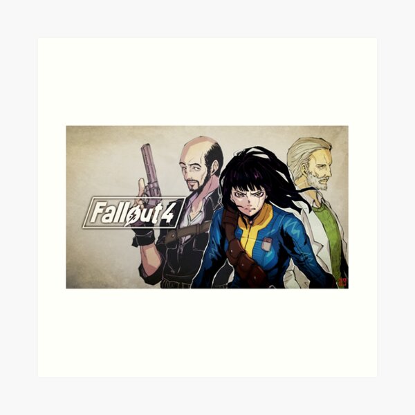 "New Anime: 'Fallout 4 the Series' Japanese art print" Art Print for ...