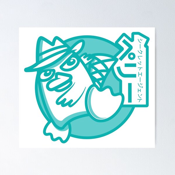 "Perry - Kawaii Style (Ghost - Teal)" Poster for Sale by jepegdesign ...