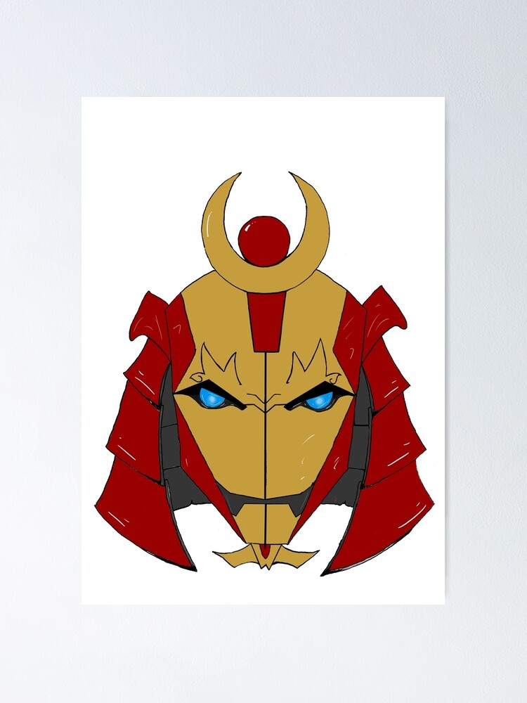 "Iron samurai" Poster by zeuslightart | Redbubble