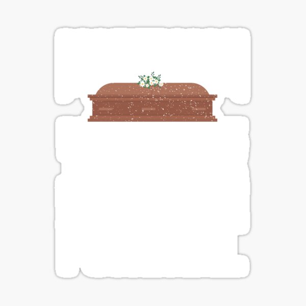 "Funny Vintage Mortician Mortuary" Sticker by jcorres | Redbubble