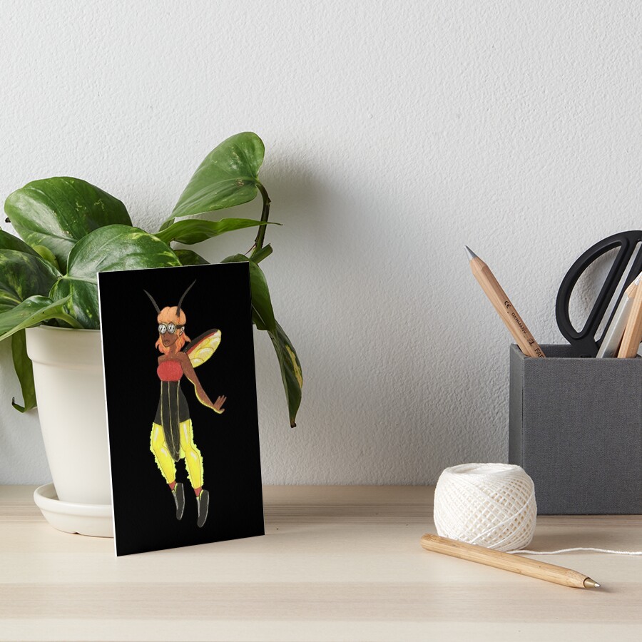 "Human Firefly" Art Board Print for Sale by inatorinator | Redbubble