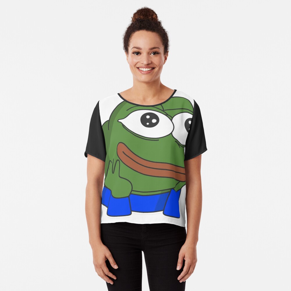 "sodapoppin pepe twitch streamer emote pepega funny dank meme" Sticker ...