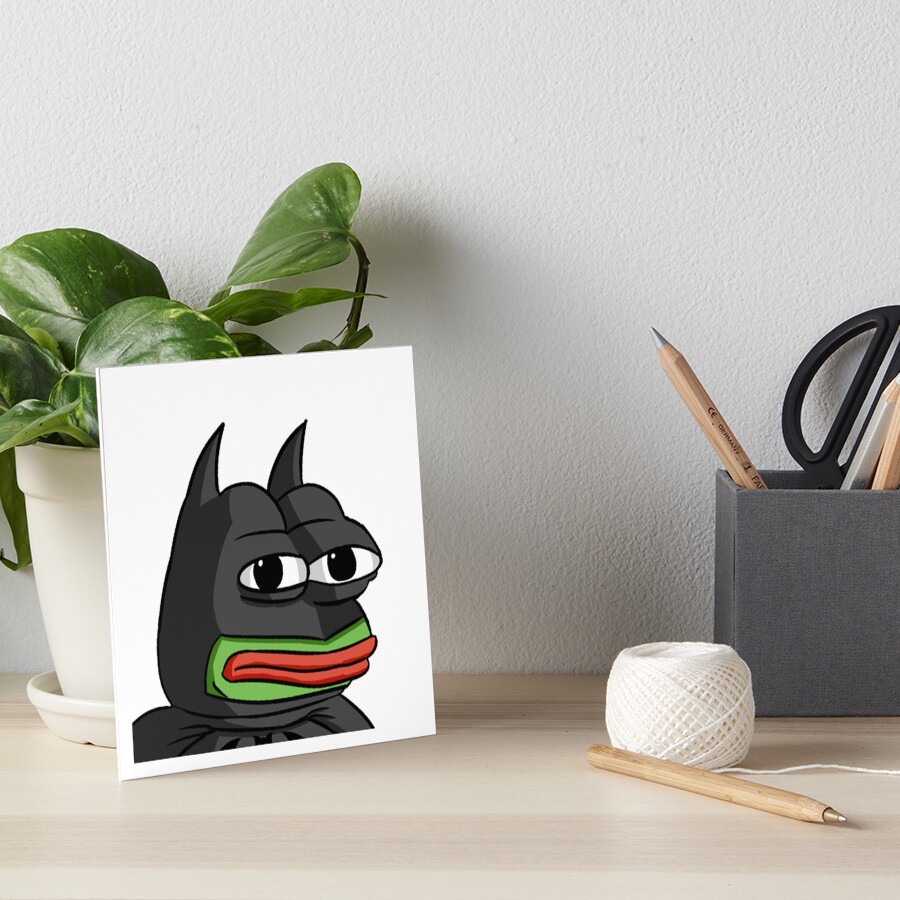 "sodapoppin bat pepe twitch streamer emote pepega funny dank meme" Art ...