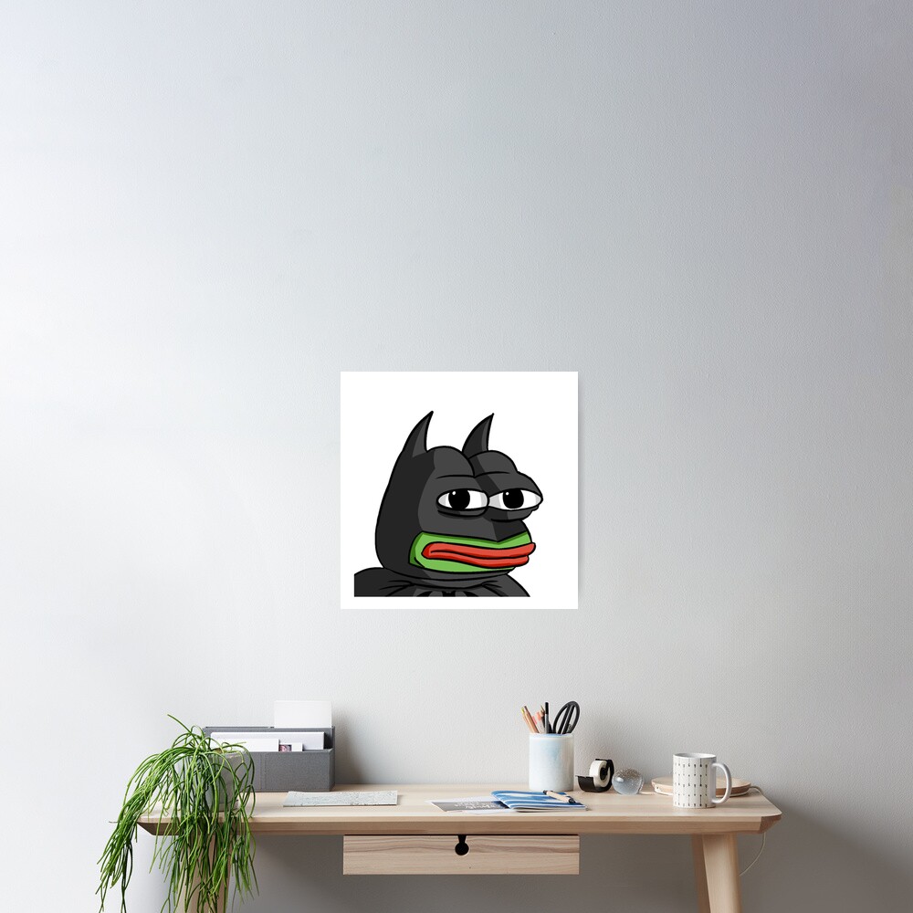 Poster « sodapoppin chauve-souris pepe twitch streamer emote pepega ...