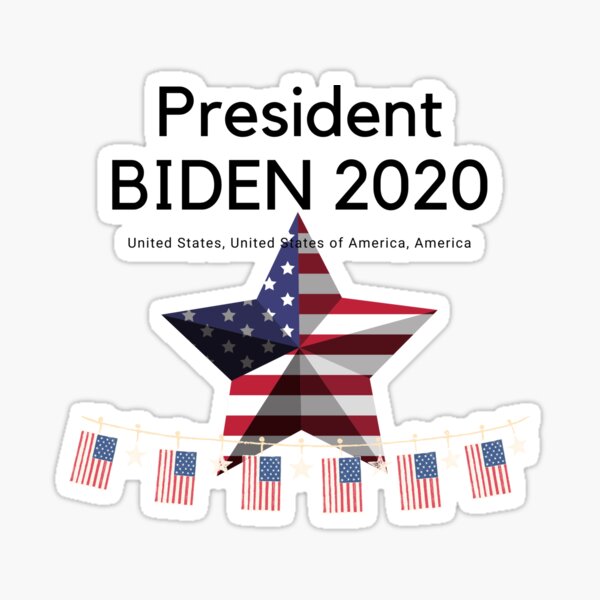 "President BIDEN 2020" Sticker by wirayut789 | Redbubble