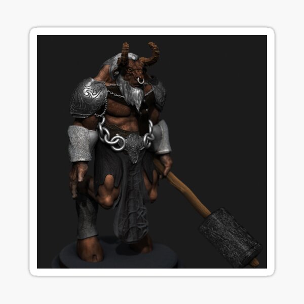 "Minotaur" Sticker for Sale by Mahirtekdal | Redbubble