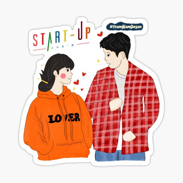 "Start-Up (스타트업) Kdrama - Team Namdosan" Sticker for Sale by nurlaily ...