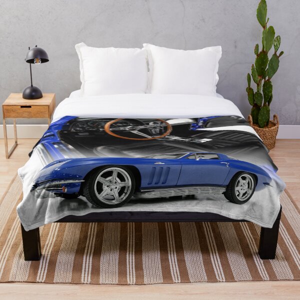 "1966 Chevrolet Corvette" Throw Blanket for Sale by - speedNbeauty ...