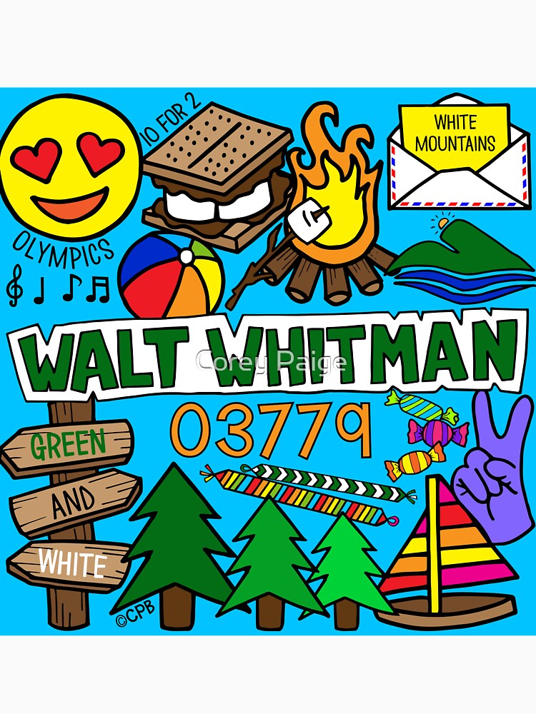 "Walt Whitman" T-shirt by Corey-Paige | Redbubble