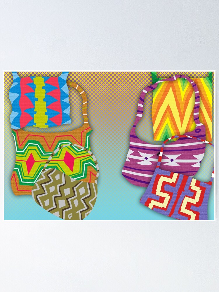 "Bilum Design From Papua New Guinea " Poster by LibraryForAll | Redbubble