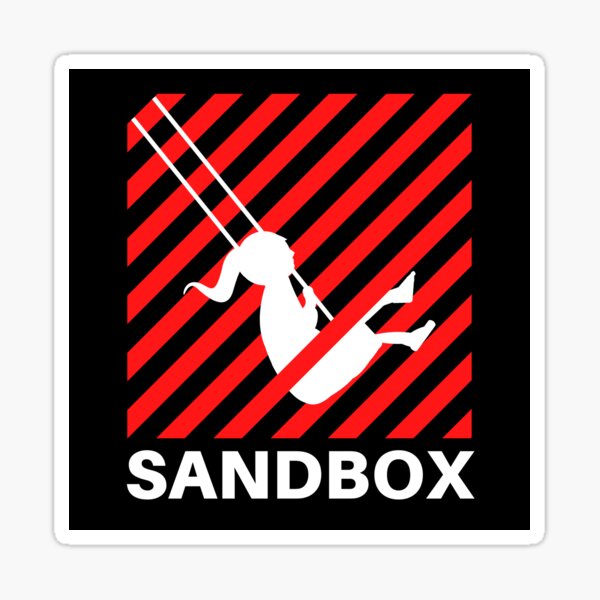 "Start-Up - Sandbox Logo (Black Version)" Sticker for Sale by ...