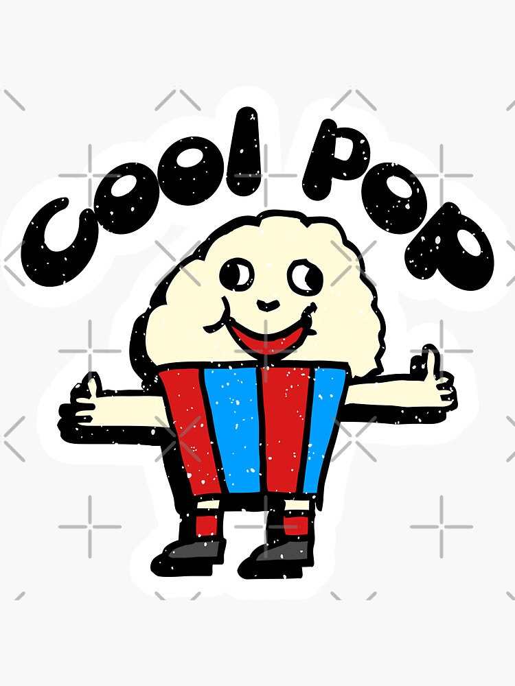 "Cool Pop" Sticker by cornspot | Redbubble