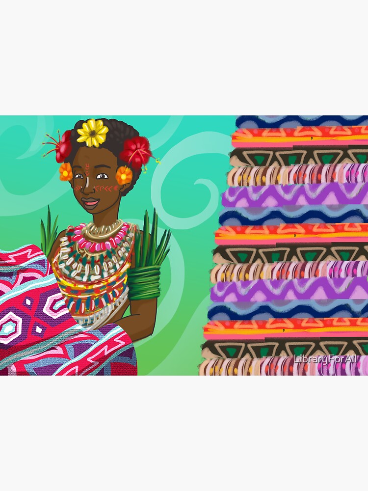 "Colourful Bilums From Papua New Guinea " Sticker for Sale by ...