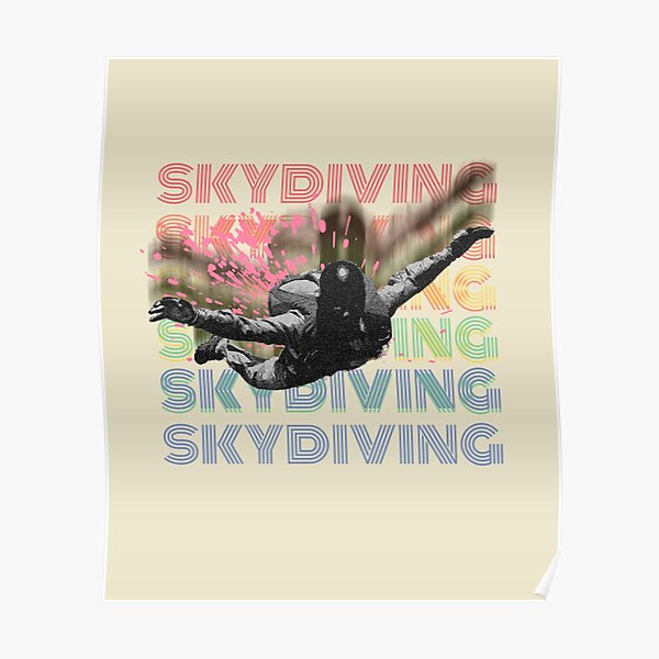 Skydiving Posters | Redbubble