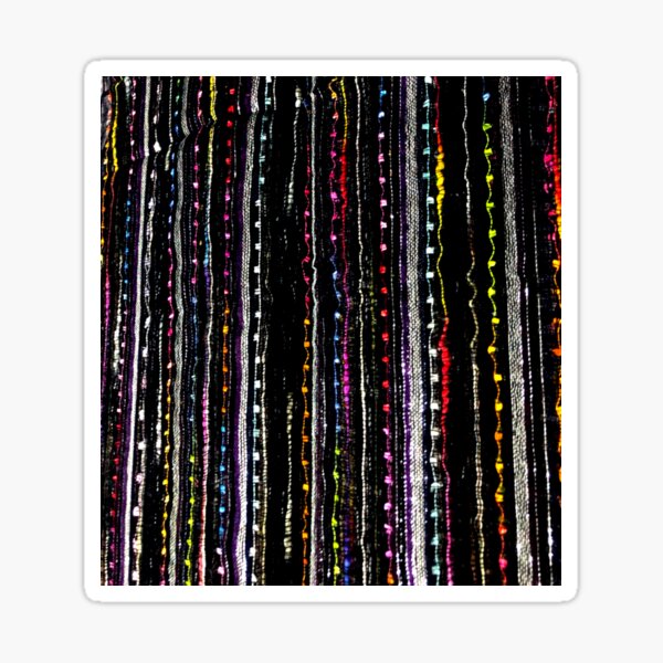 "Colorful Weaving Fabric" Sticker by Adisak-designs | Redbubble