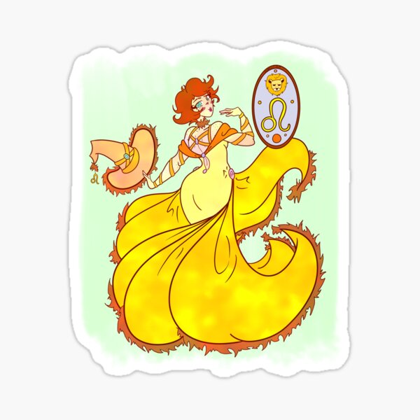 "Zodiac Witch Leo" Sticker by VictoriaCGeis | Redbubble