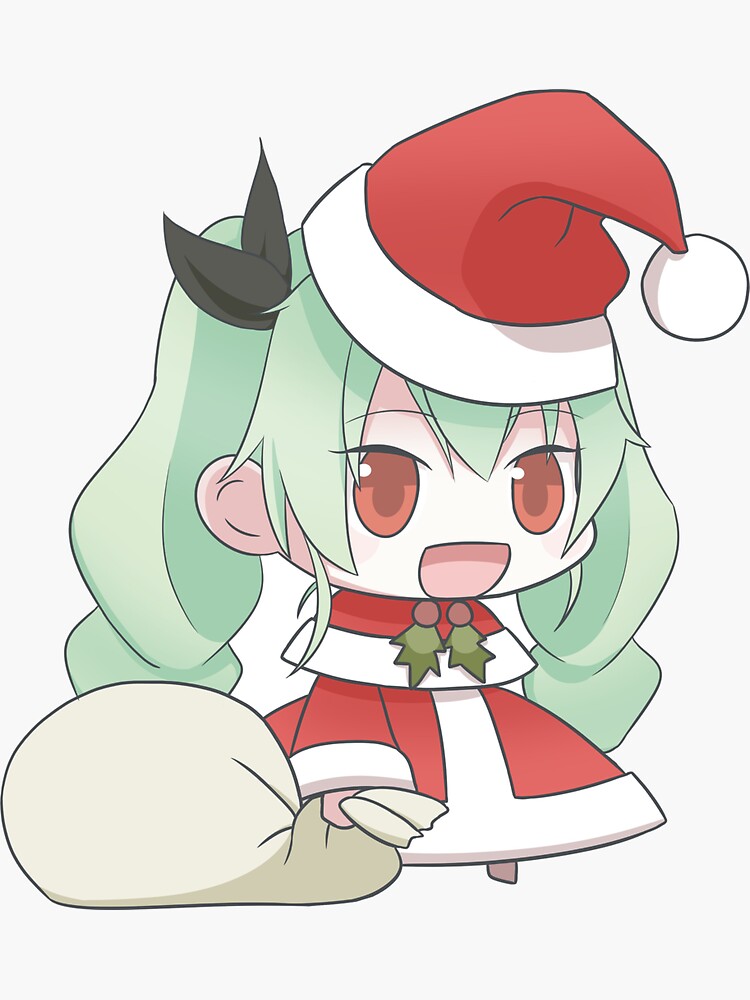 "Padoru Anchovy" Sticker for Sale by jimmyrussels | Redbubble