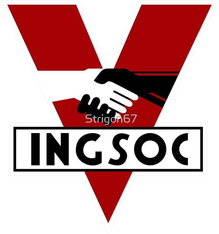"INGSOC" Stickers by Strigon67 | Redbubble