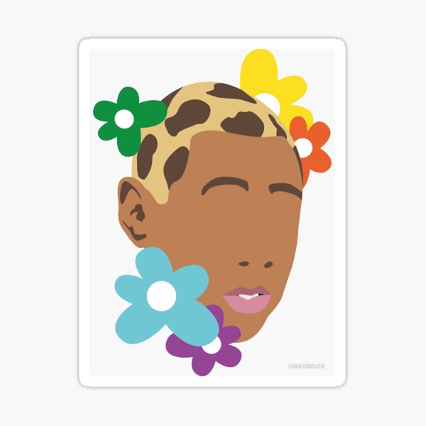 "Flower Boy " Sticker by Daniel-Schaefer | Redbubble