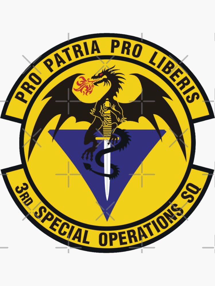 "3rd Special Operations Squadron" Sticker for Sale by WarGear | Redbubble