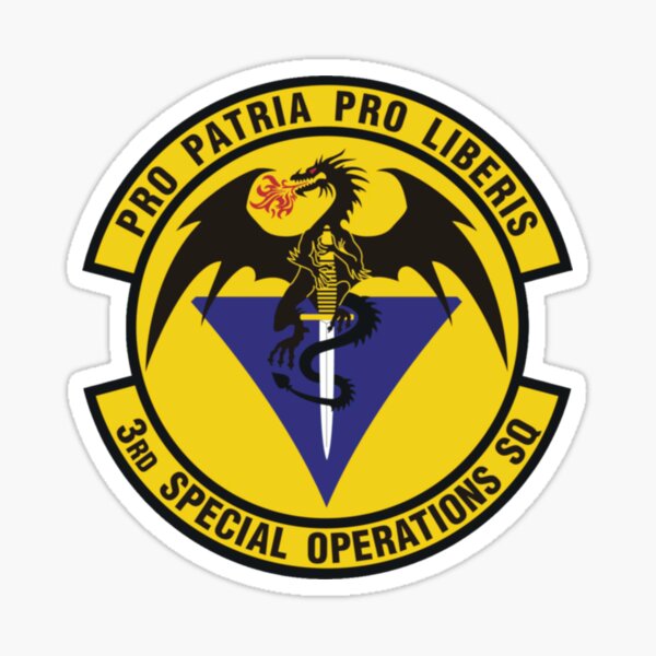 "3rd Special Operations Squadron" Sticker for Sale by WarGear | Redbubble