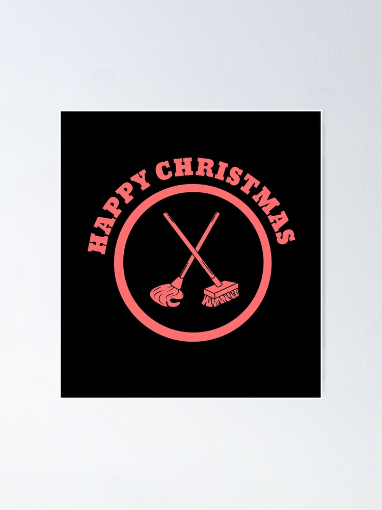 "Happy cleaners christmas" Poster for Sale by Gastore | Redbubble