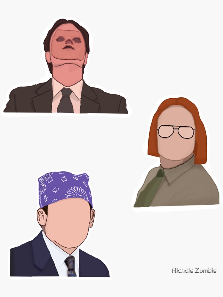 "The office sticker pack" Sticker for Sale by ZombieNichole | Redbubble