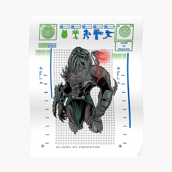 "predator profil" Poster by scoobydoom | Redbubble