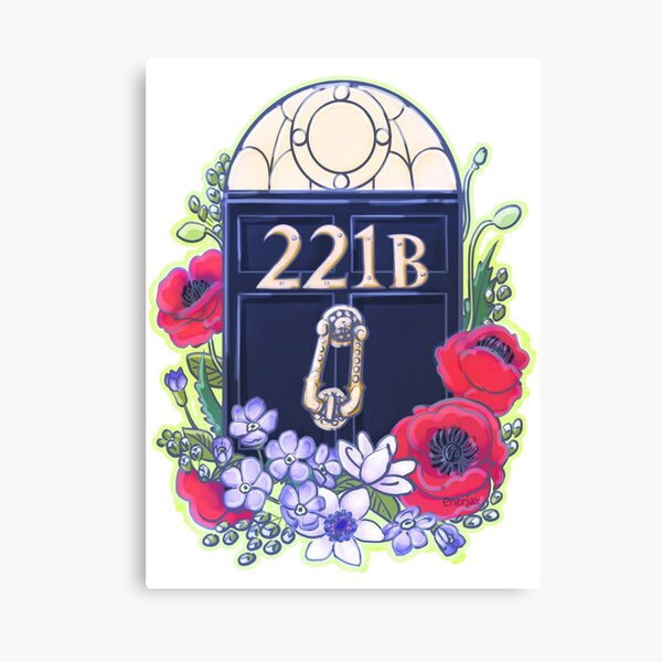 "221B Baker Street" Canvas Print by enerjax | Redbubble