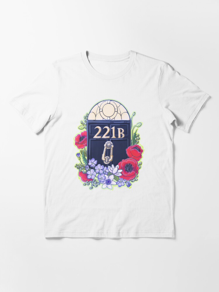 "221B Baker Street" T-shirt for Sale by enerjax | Redbubble | 221b t ...
