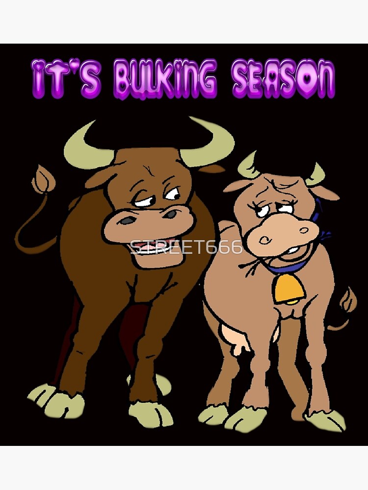 "BULKING SAISON [BULL & COW]" Fotodruck von STREET666 | Redbubble