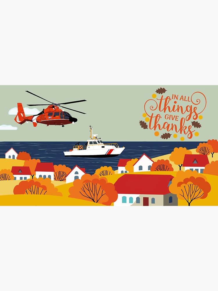 "Coast Guard Thanksgiving Season 41 UTB" Sticker for Sale by ...