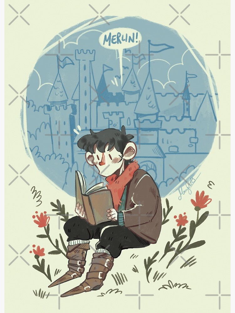 "Merlin! - BBC Merlin " Art Board Print for Sale by maryluis | Redbubble